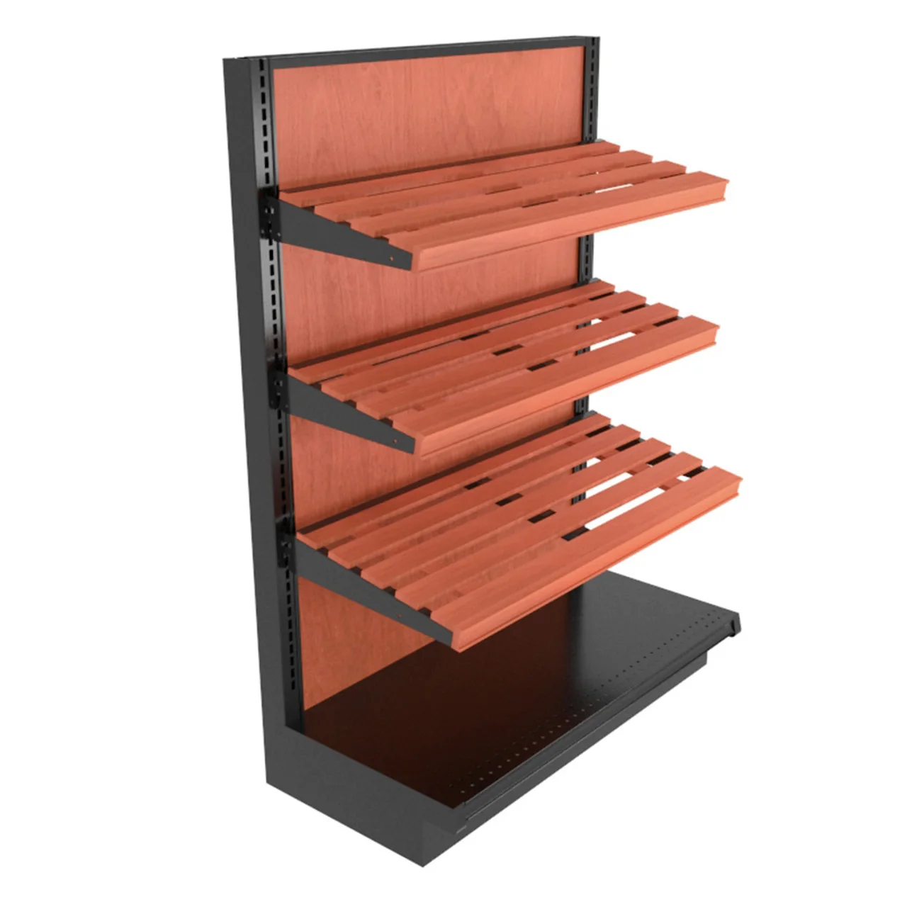 Wooden Bakery Showcase - Elegant Display Solutions