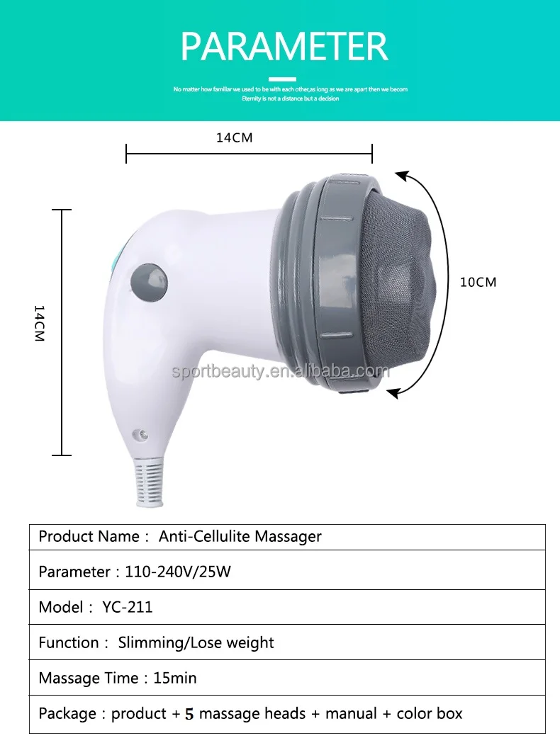 Body Build Massage Machine Anti Cellulite Massager Leg Arm Fast ...