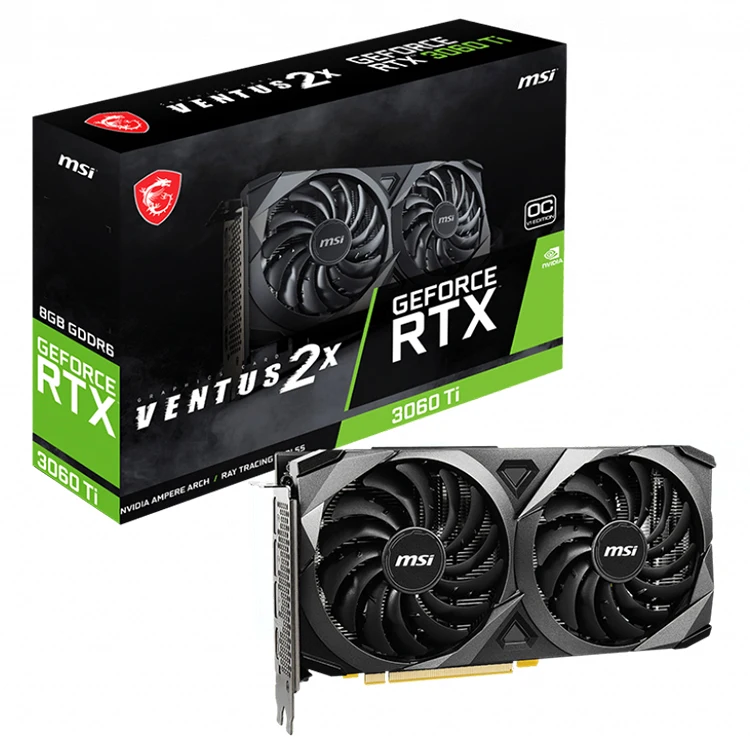 Msi Geforce Rtx 3060 Ti Ventu S 2x Ocv1 8g Ekran Kartı Çift Fan Termal ...