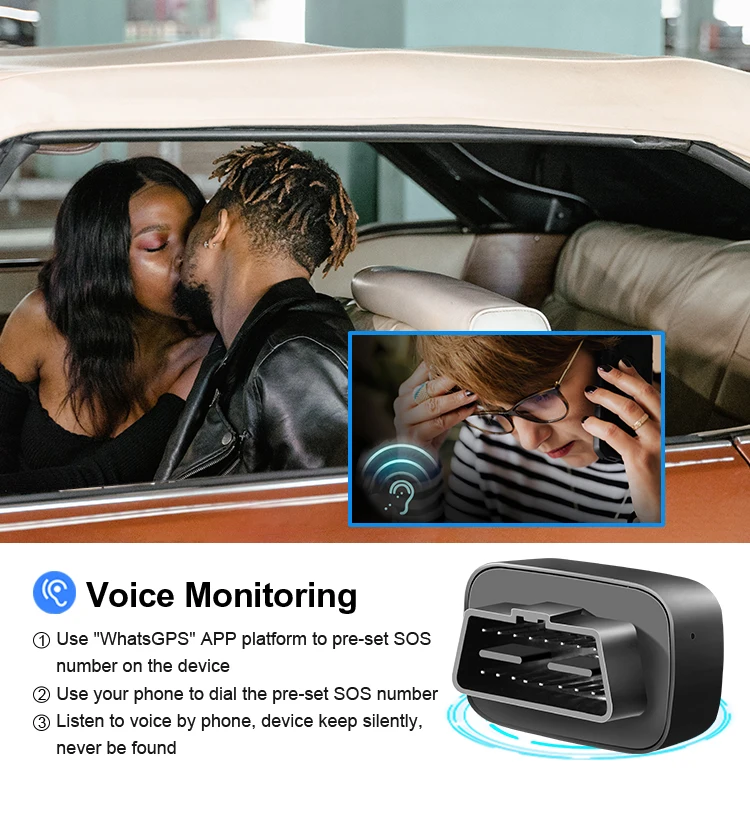 Easy Plug And Play Best Mini Wireless Car Truck Obd Gps Tracker With ...