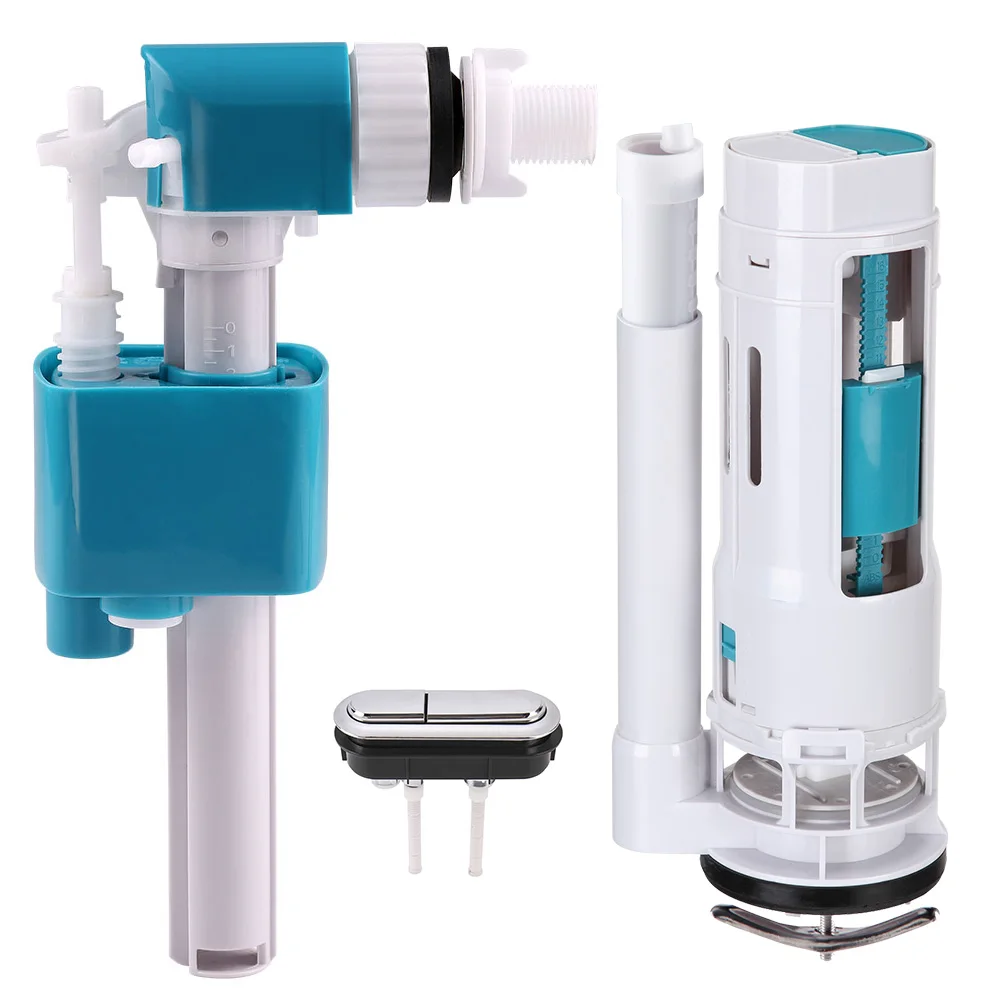Double Push-button Types Toilet Flushing Mechanisms Cistern Inlet And ...