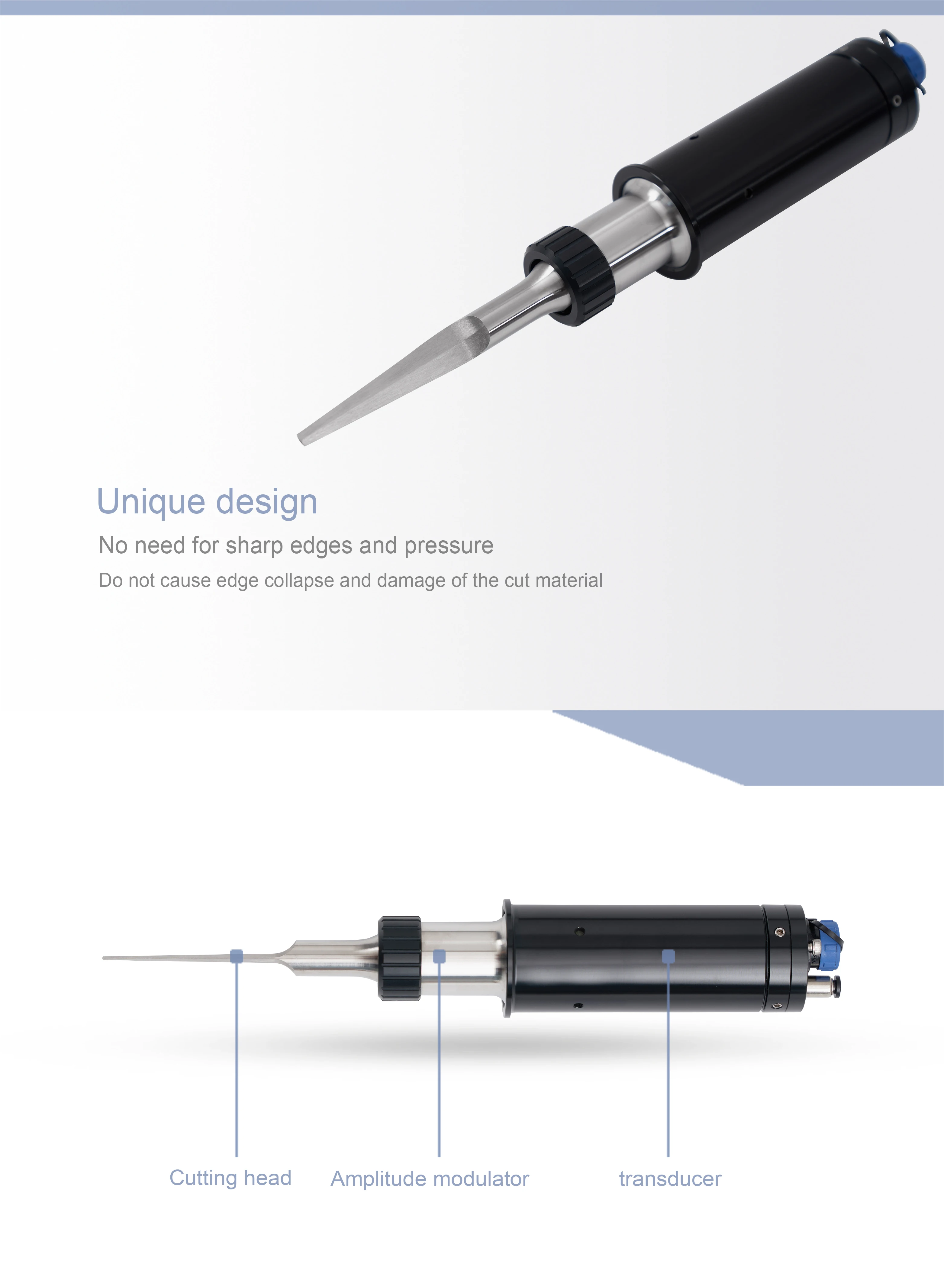 High Quality Manual Industrial Ultrasonic Cutting Knives For Rubber ...