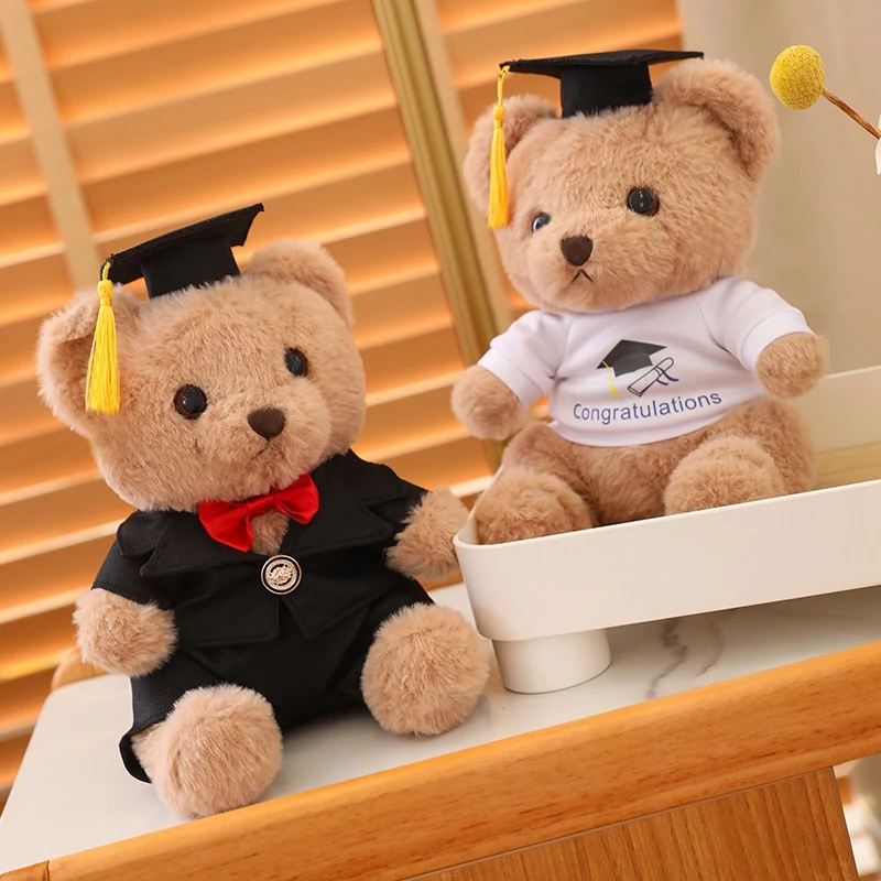 Custom Graduation Plush Bear Plush Toy Graduation Gifts Souvenir ...