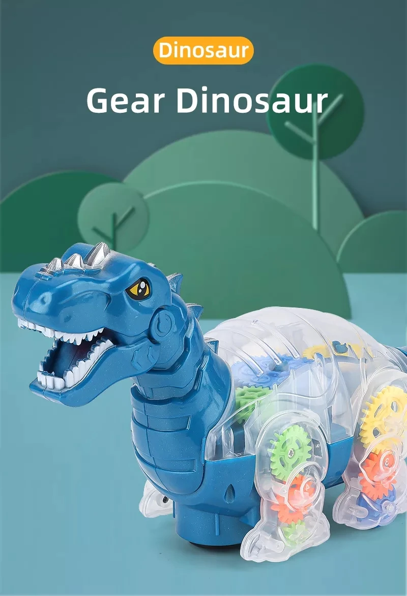 New Design Kids Music Universal Transparent Gear Toys Plastic Gear ...