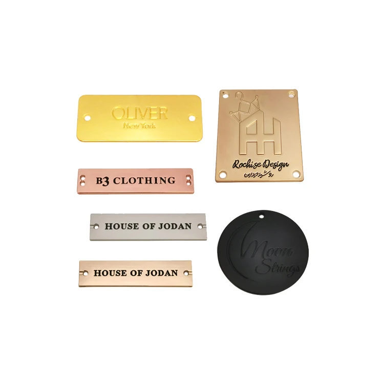 Custom Engraved Metal Tags for Fashion & Garment Branding