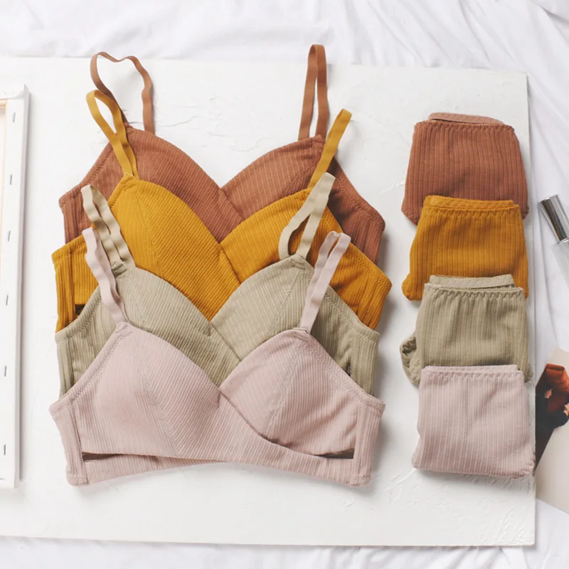 Sexy Bra Cotton Panties Push Up Intimates Women Bra And Panty Set Sexy 5427