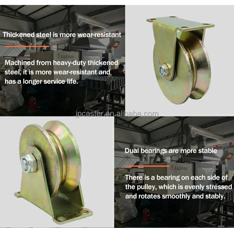 Heavy Duty Steel Sliding Gate Roller Wheels - Durable & Customizable