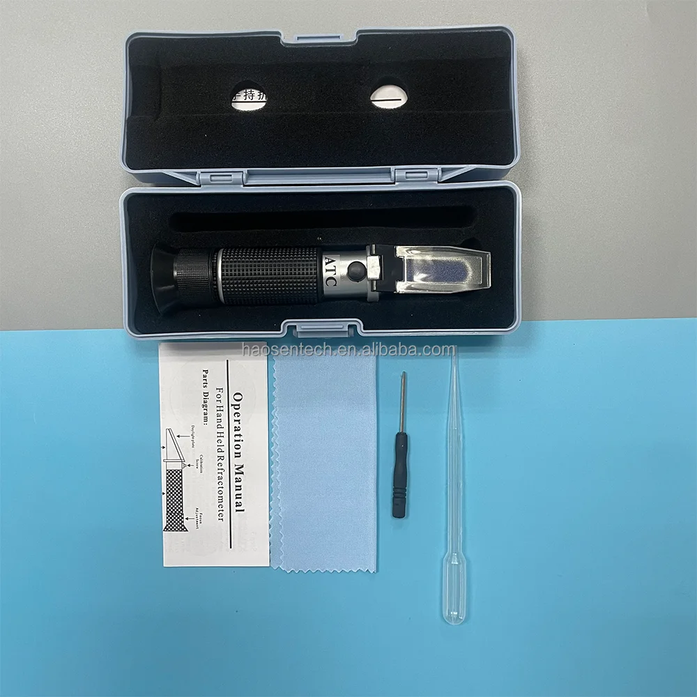 Clinical Refractometer With Atc,Tri Scale Serum Protein/urine Specific Gravity/3 In 1 Human ...