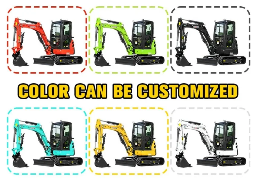 Excavator Mini Digger Cab 1ton Mini Excavator 1.5 Ton China Shandong ...