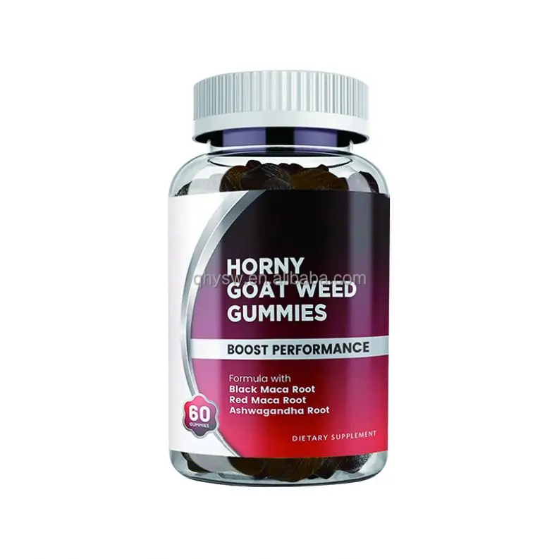 Private Label Oem Odm Horny Goat Weed Gummy Bcaa L-arginine Gummies ...