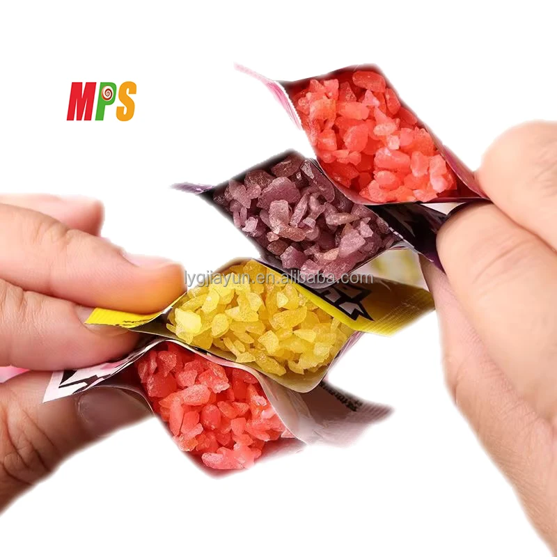 MPS Popping Candy Supplier Individually Wrapped Packs Fruit Flavored ...