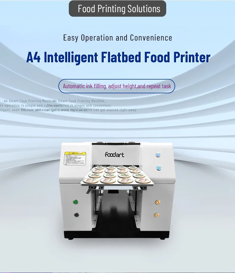 A4 Edible Cake Printing Machine - Direct Print on Pastries