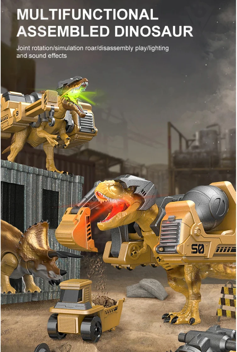 4 In 1 Police Engineering Themed Creative Educational Diy Disassembled ...