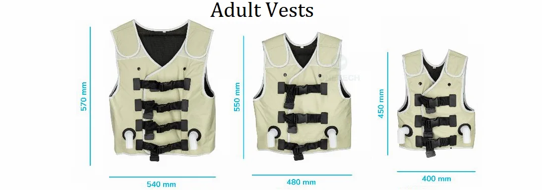 As10 Vest Airway Clearance System Respiratory Care Device Treat For ...