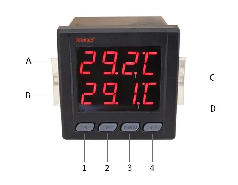 Tuya WIFI Dual Temperature Sensor - Smart Thermostat Controller