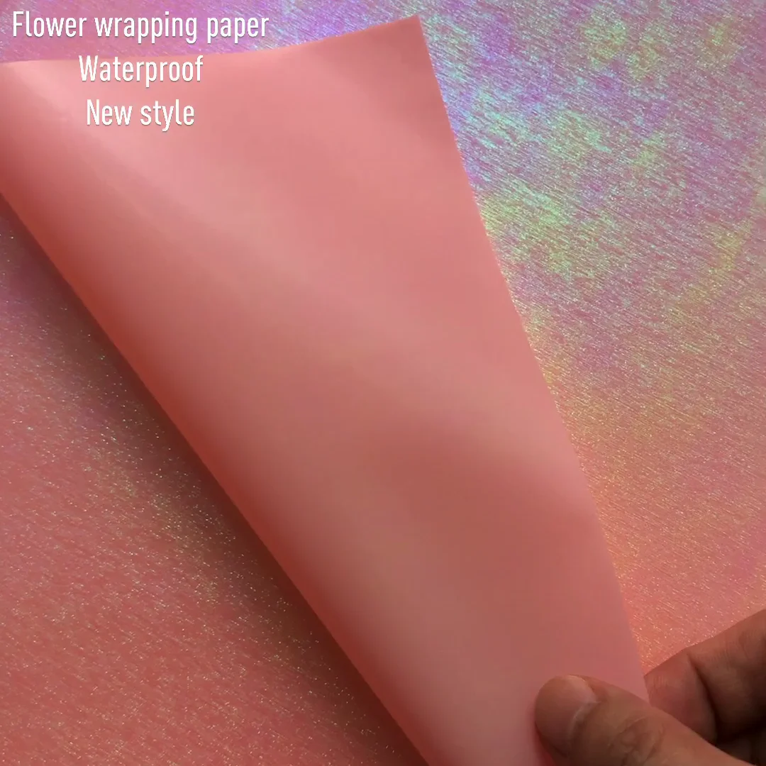 New Arrival Gift Packaging Korean Floral Waterproof Wrapping Paper For ...