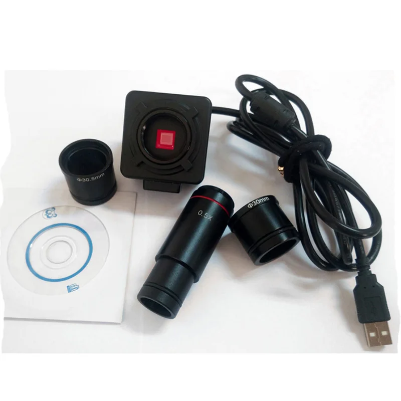 HD 5MP USB CMOS Binocular Stereo Microscope Camera