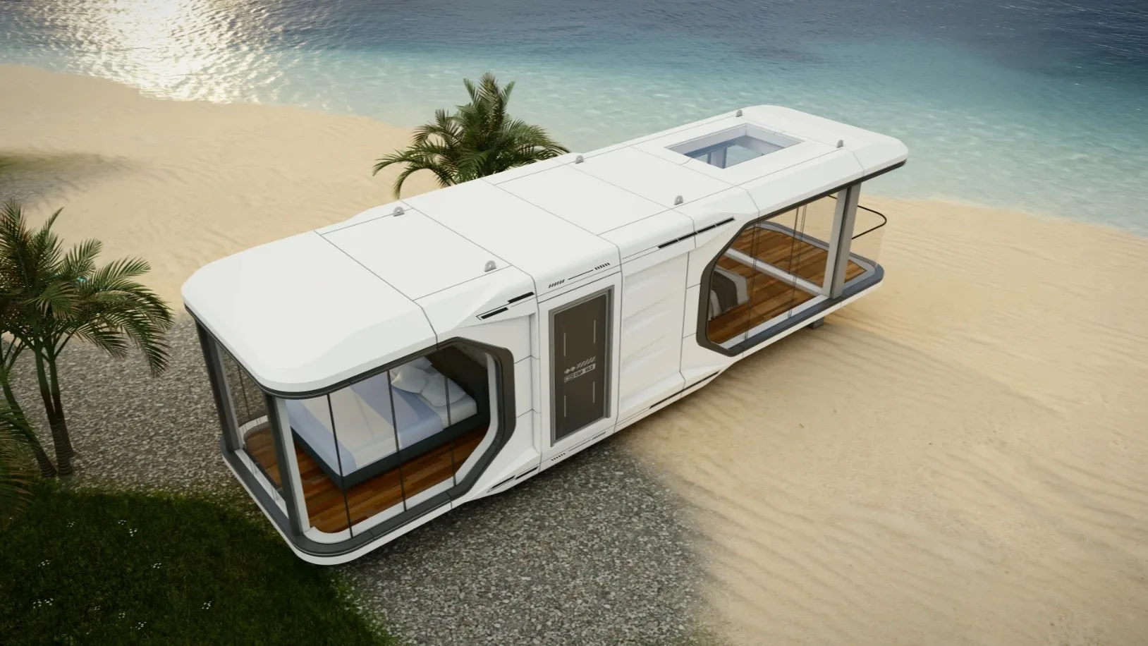 Space Capsule Movable Homes Mobile Prefab House Container Tiny ...