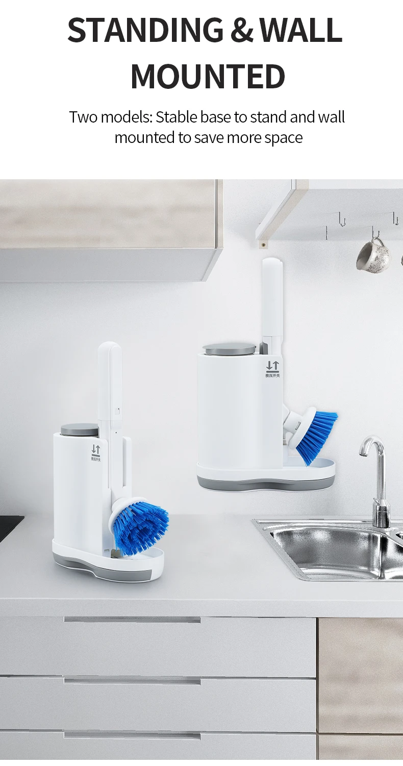 Handy Kitchen Cleaning Set with Cleaning Brush and Set with Soap ...