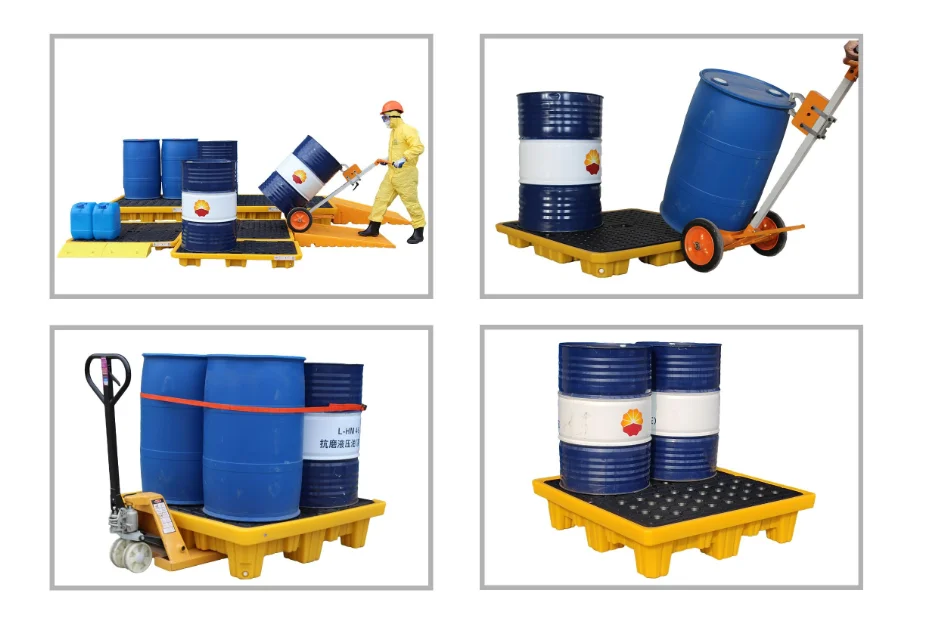 Containment For Chemical Oil Storage Hdpe High Quality Yellow Twin Ibc ...