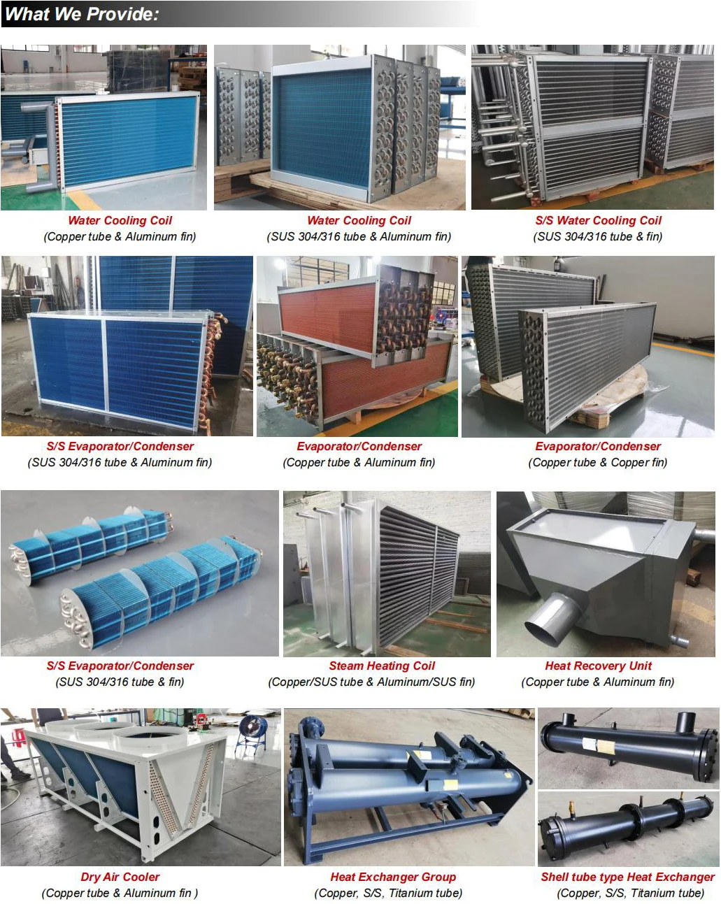 Finned Tube Refrigeration Evaporative Condenser Plate Type Heat ...