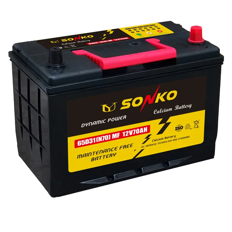 SONKO N70-MF Battery - 12V 70AH Maintenance Free Car Battery