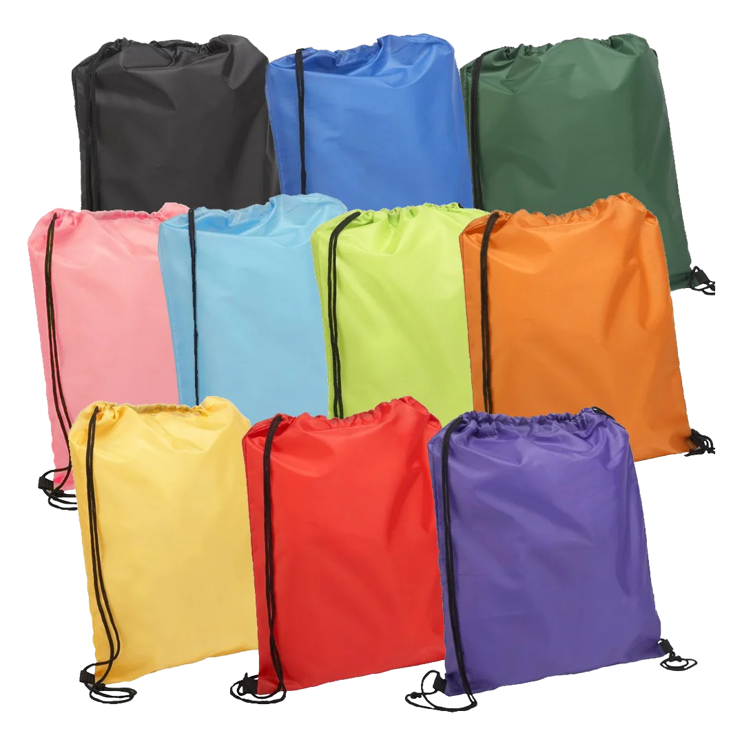 Shop and Backpack Draw String Bags - Customizable & Recyclable