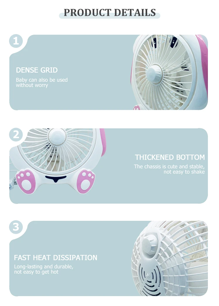 Small Kitchen Appliances Mini Small Table Stand Fan Hot Sale Cartoon ...
