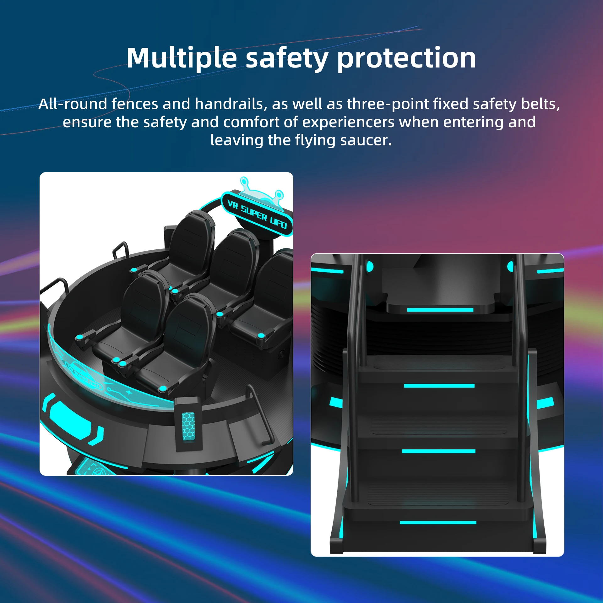 VR UFO Simulator 5 Seats - Ultimate Virtual Reality Game