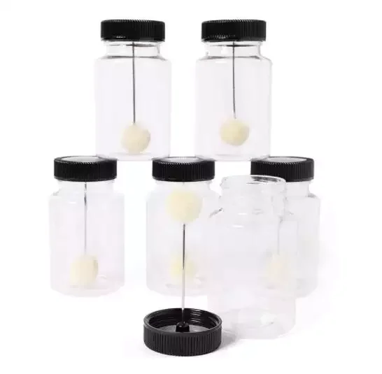 120 Ml Pet Plastic Empty Bottle With Dauber Screw For Glue Packing ...