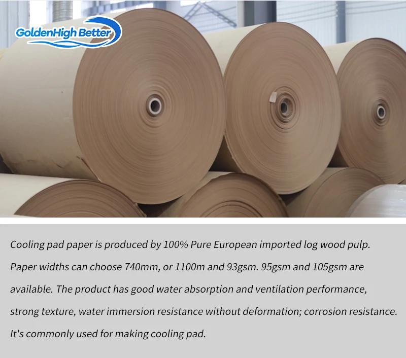 Corrugated Cellulose Evaporative Cooling Pad Paper Cooling Pad - Buy ...