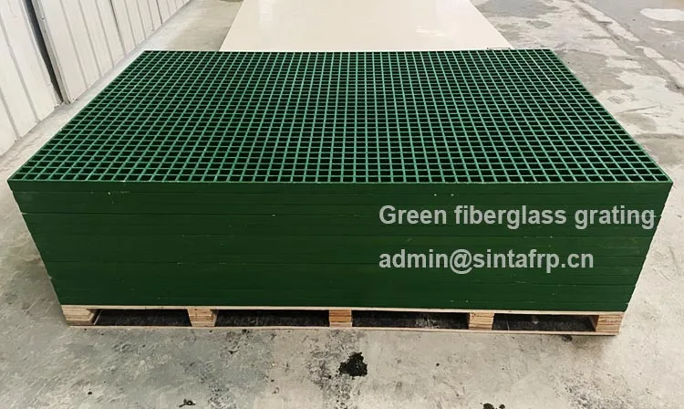 Fiberglass Plastic Frp Grating Flooring Chemical Plant Resin Fire ...