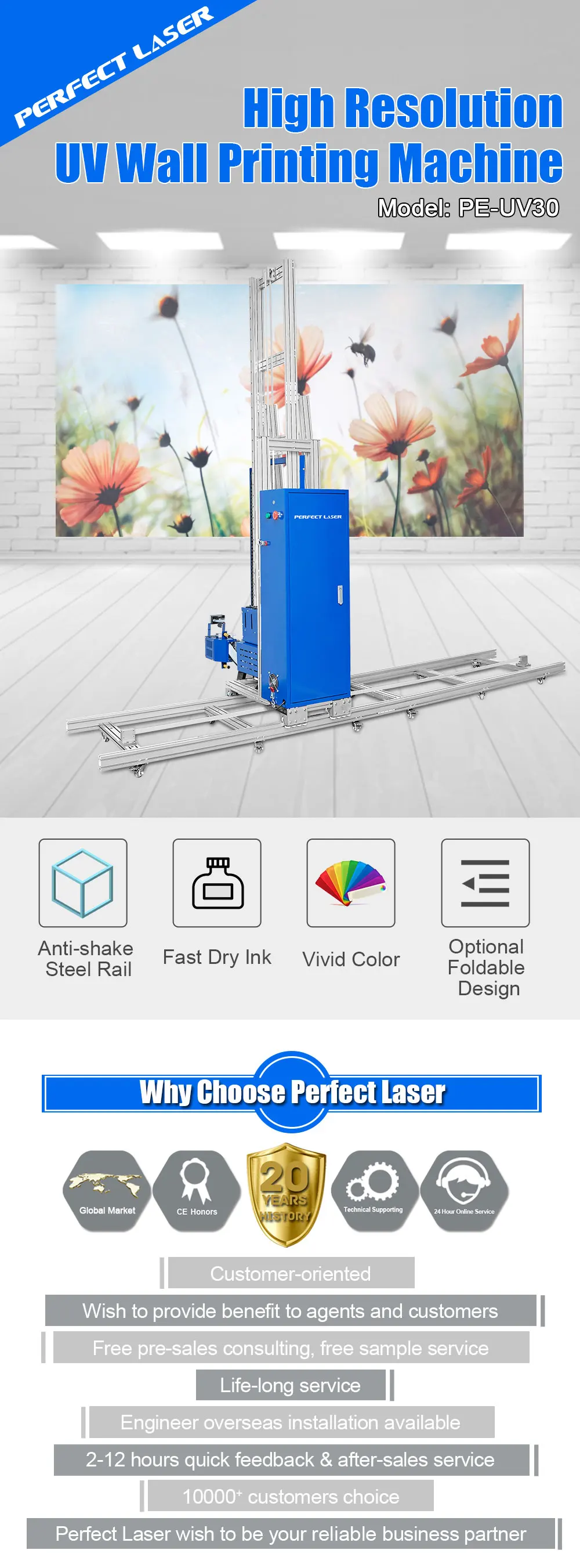 3d Uv Ink Vertical Wall/glass/wood/ceramic/metal Art Direct Inkjet ...