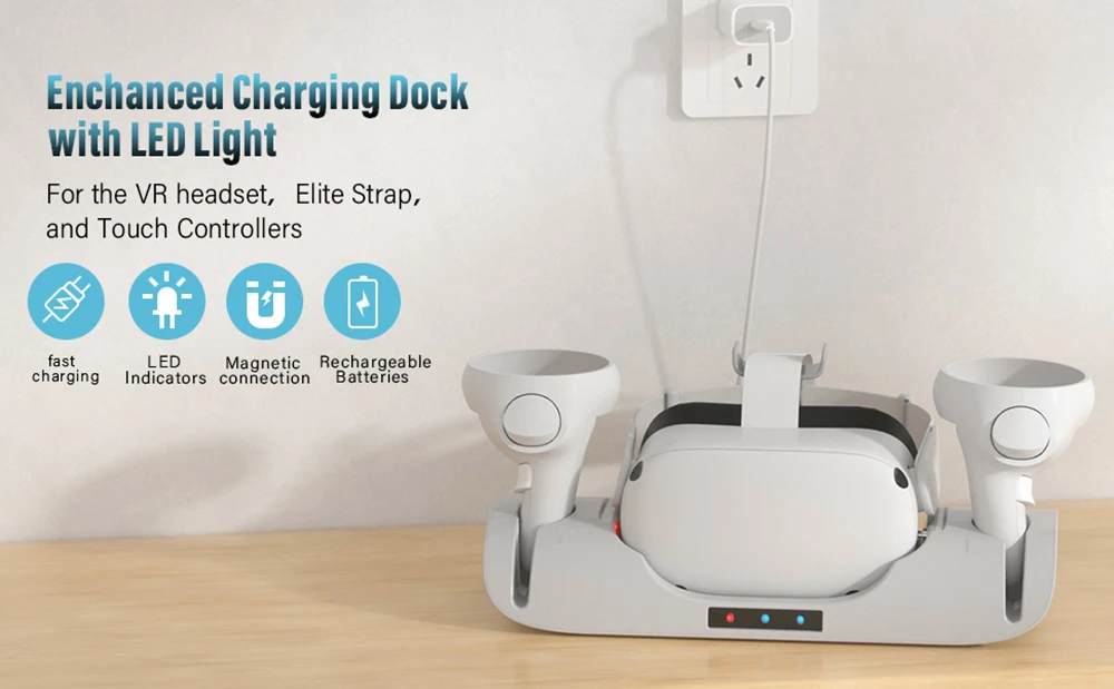 2023 Charging Dock For Oculus Quest 2,Charging Station With 2 ...