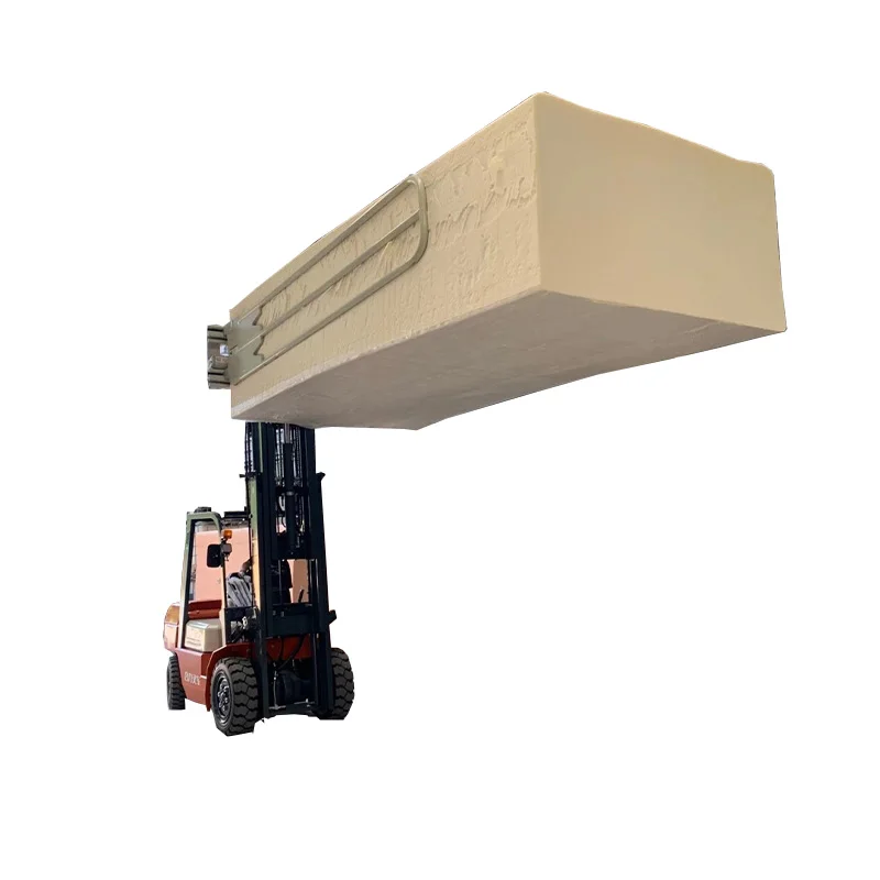 Forklift Foam Rubber Clamp | Hydraulic Attachment for Non-Damage ...
