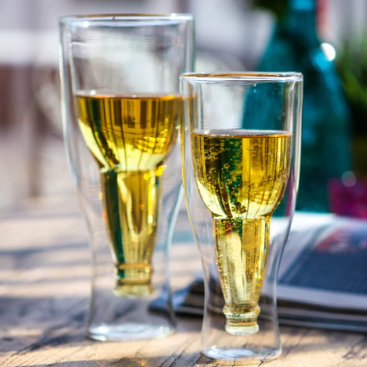 Double Wall Beer Glass - Buy Funny Beer Glass,Double Wall Plastic Glass ...
