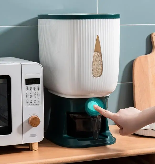 10kg Rice Containers Storage Rice Bucket Grain Flour Soybean For ...