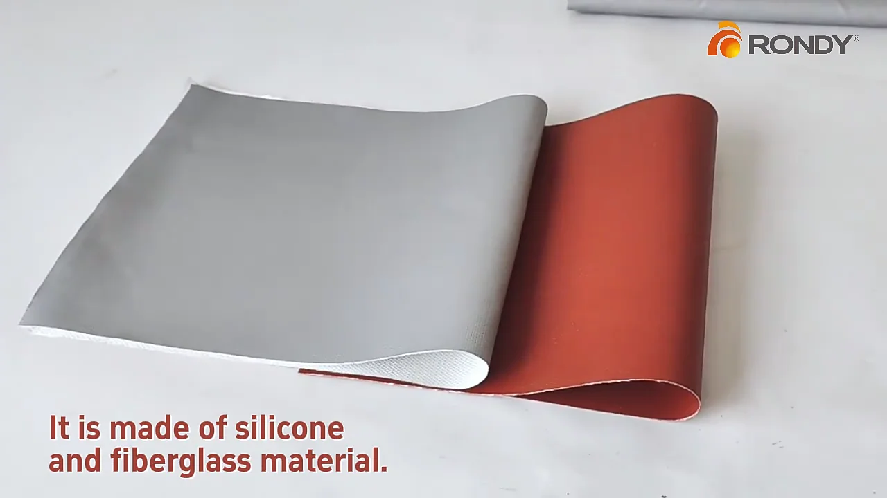 3mm Steel Wire Fiberglass Cloth With Silicon 0.65mm/0.7mm/1mm/1.3mm/1 ...