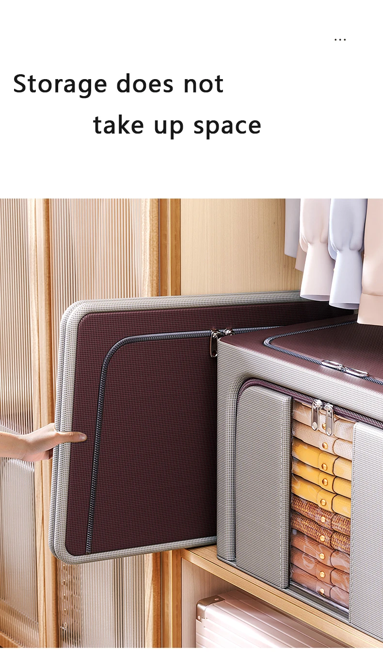 Durable Folding Storage Boxes for Efficient Clothing Organization