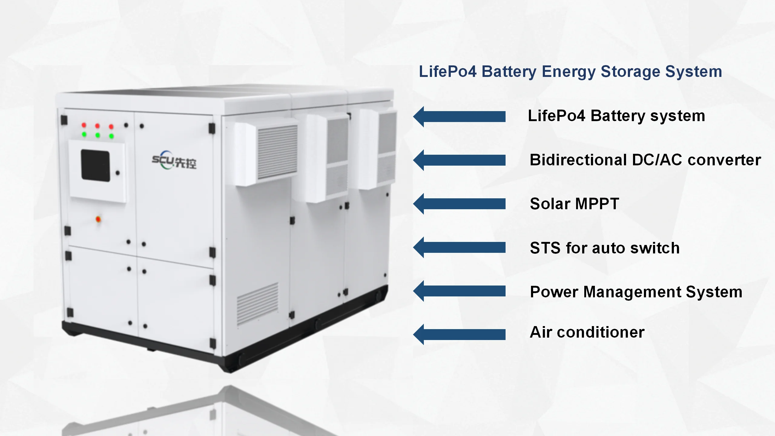 200kWh 100kw 150kW Outdoor Battery Energy Storage Power Hybrid Lithium ...