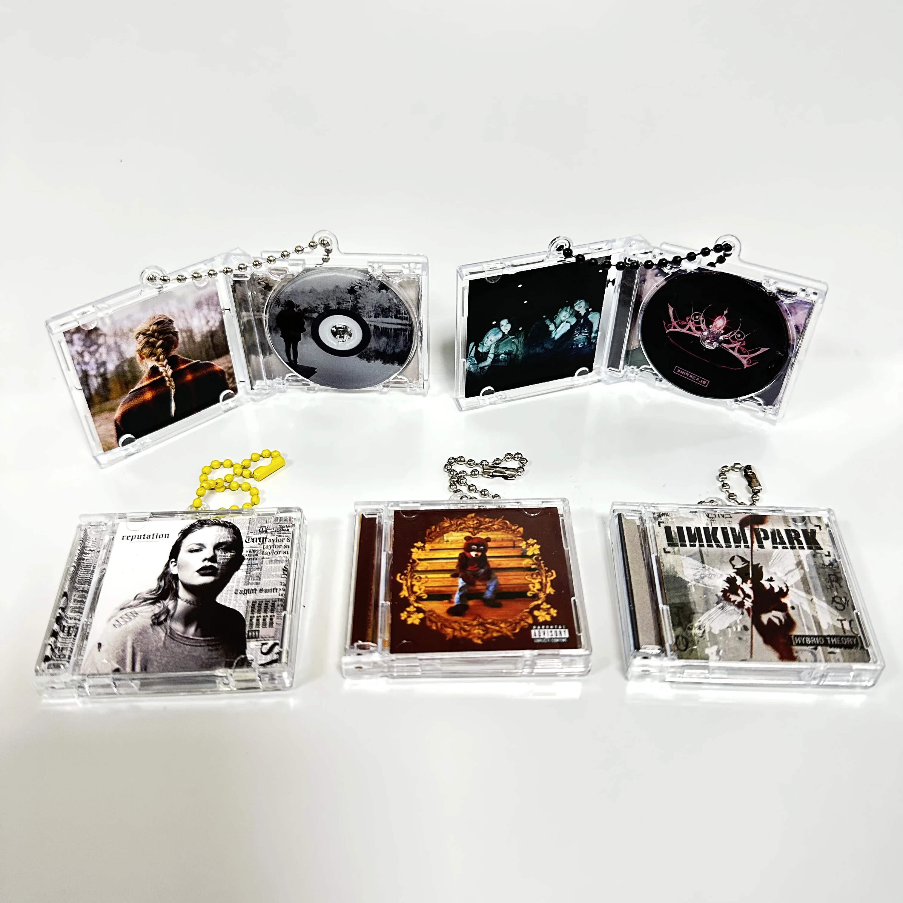 Taylor Keychain - Customizable Acrylic CD Case with RFID