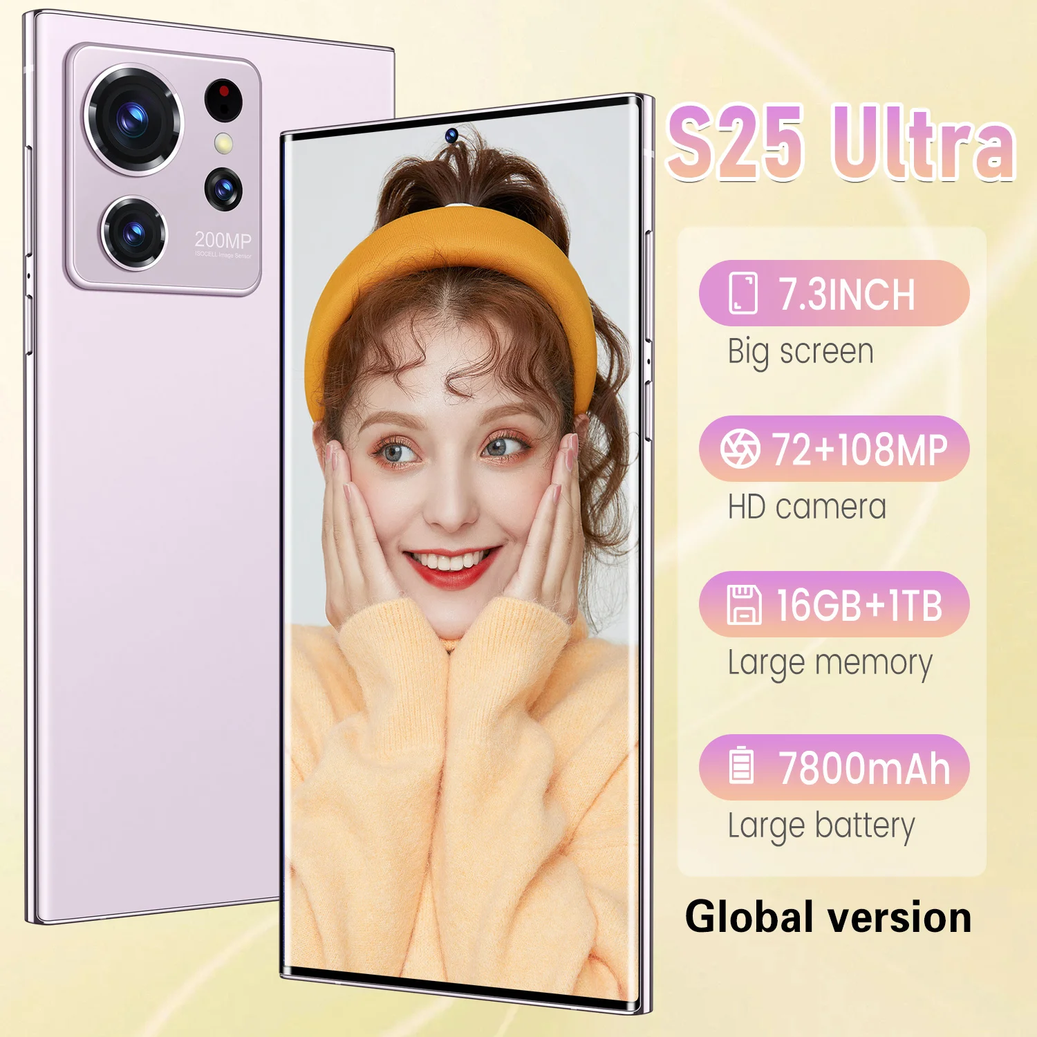 새로운 도착 Ram 16gb Rom 512gb S25u 4g 5g 스마트폰 듀얼 Sim 듀얼 대기 Oem 휴대 전화 - Buy Smartphone s21 mobile ...