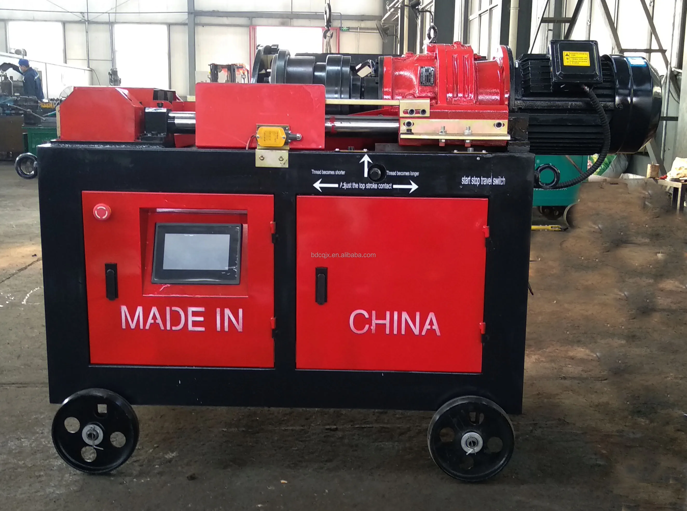 Automatic Rebar Thread Rolling Machine For Rebar Diameter 14-40mm - Buy ...