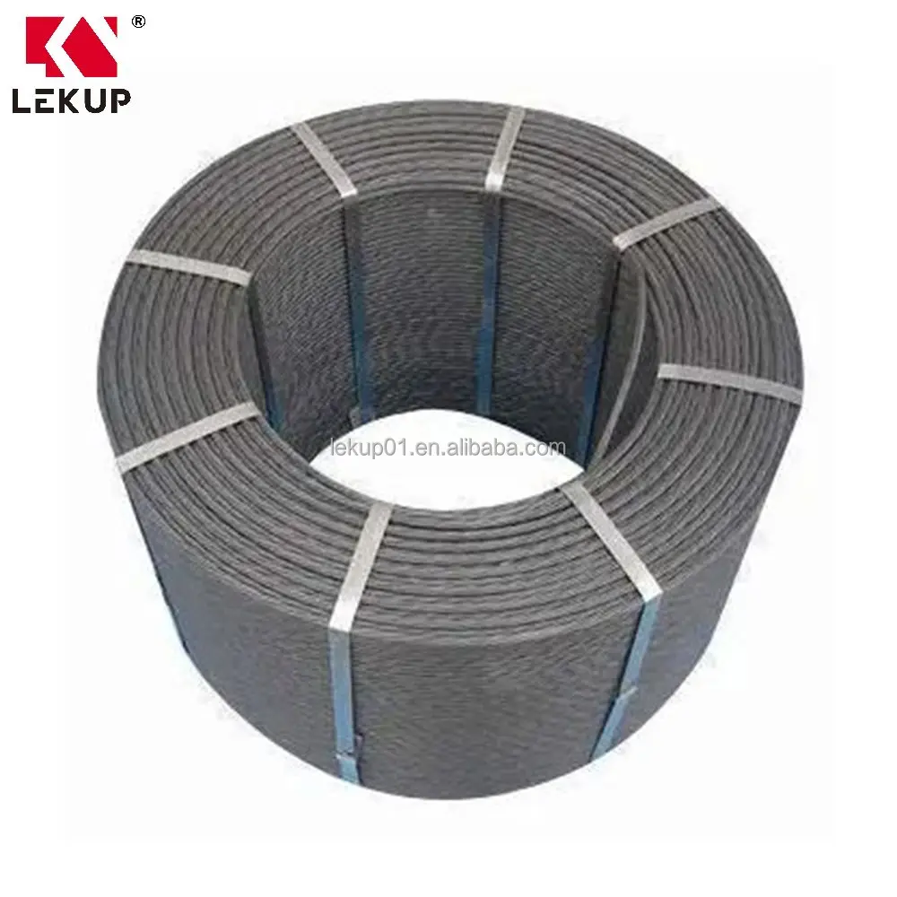 Post Tensioning High Tensile Steel 7 Wire Bright Pc Steel Strand Pc ...