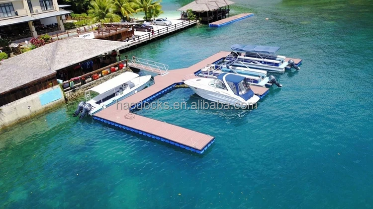 HDPE Modular Barge - Floating Dock Blocks with Motors