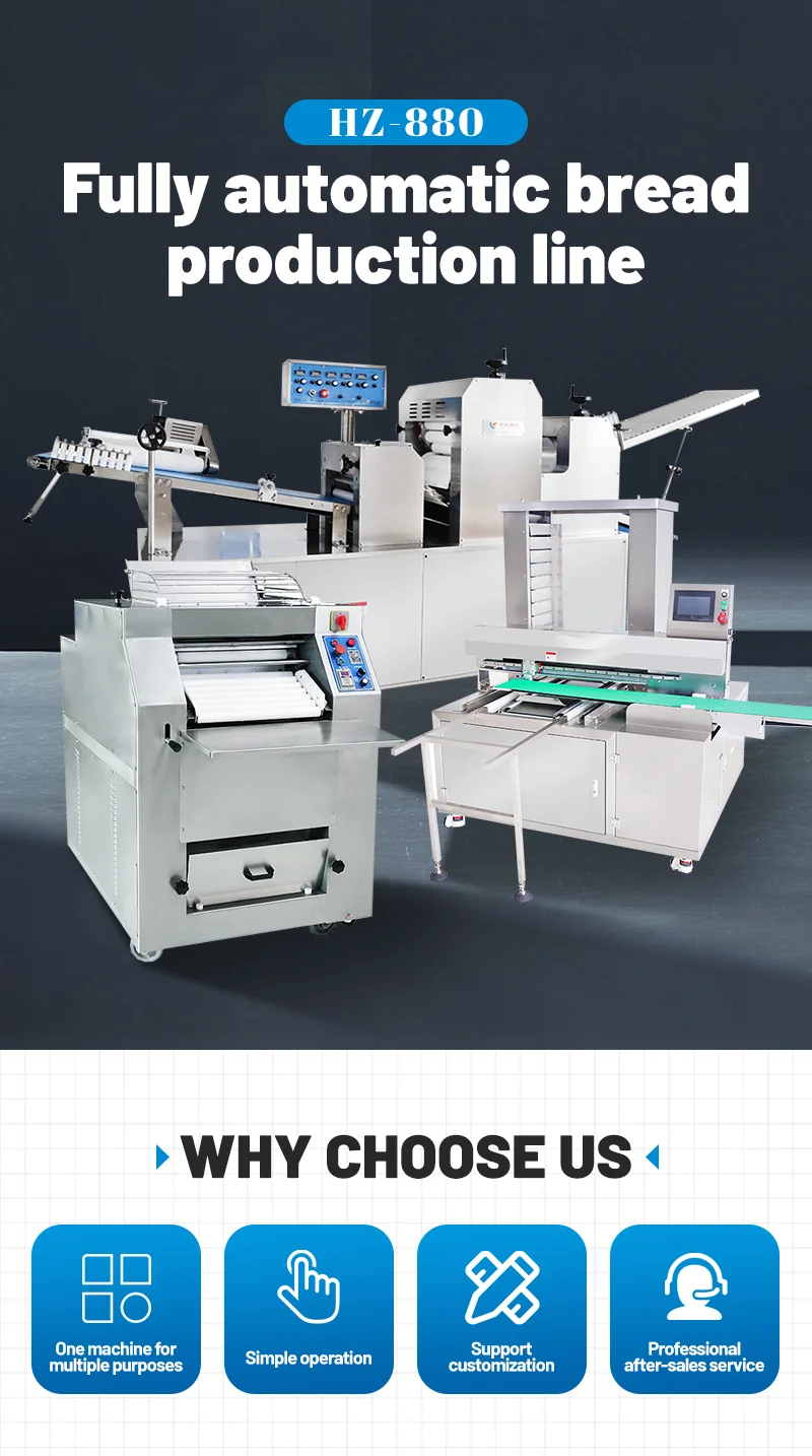 Commercial Automatic Bread Machine Burger Bun Making Machine Bread ...