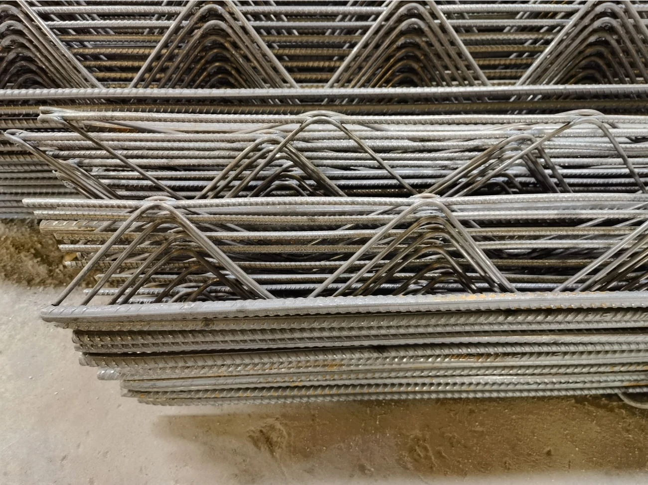 Construction Flat Roof Rebar Truss Multistory Metal Building Large Span ...