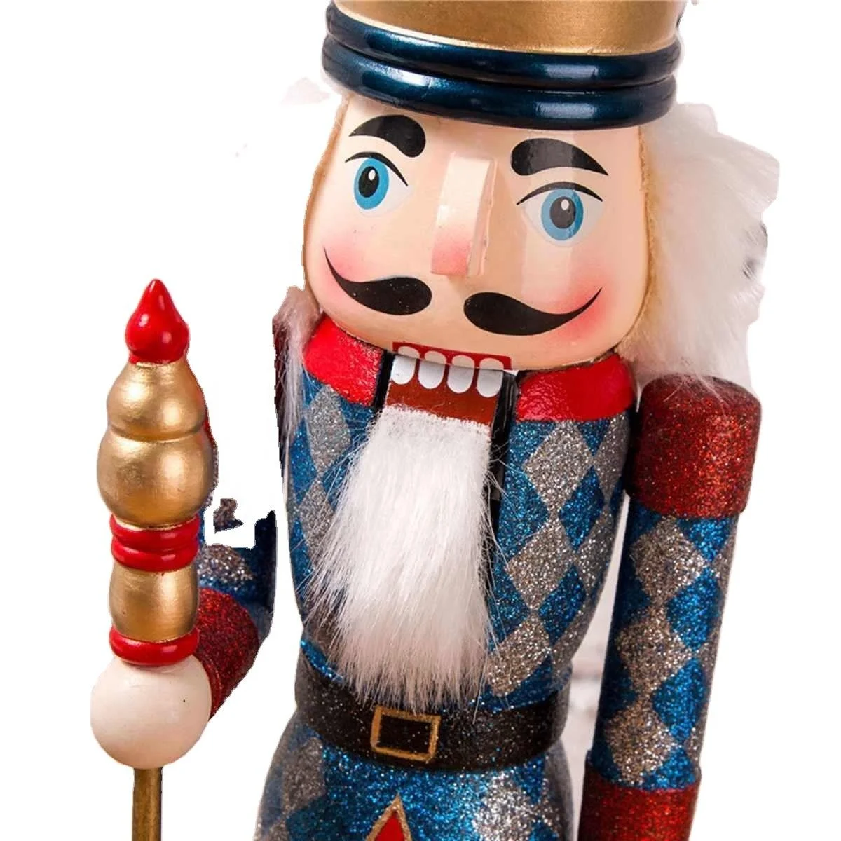 38 Cm Nutcracker King Soldier Puppet Toy Christmas Decorative Gift ...