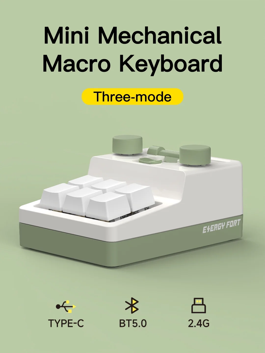 3 Layers Knob Switches Custom Programming Macro Rgb Keyboard Wireless ...