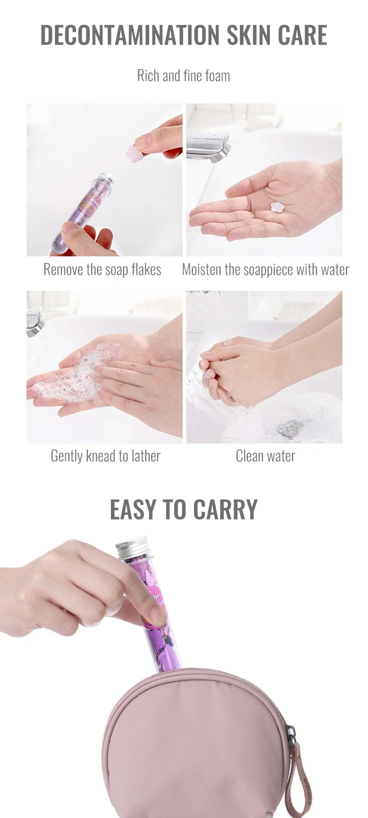 Hand Washing Paper Soap Sheet - Travel Supplies & Disinfecting Soap Paper